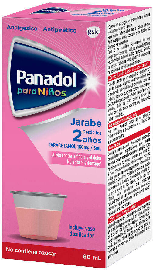 Panadol Niños 160 mg / 5 ml • $7.832