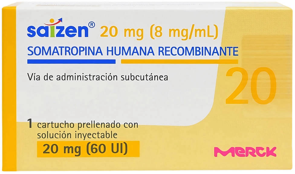 Saizen 20 mg ( 8 mg / ml )