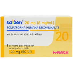 Saizen 20 mg ( 8 mg / ml )